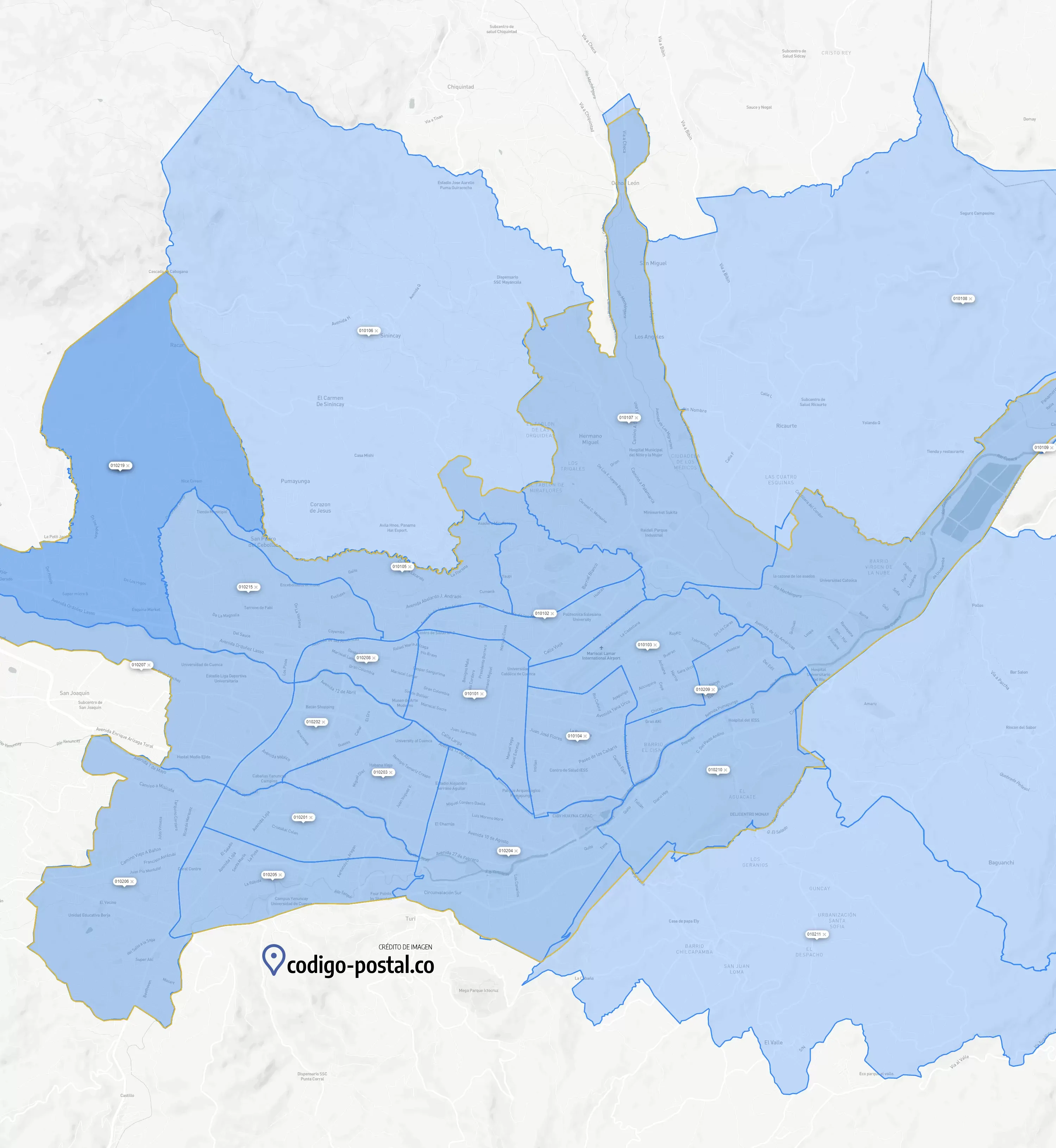 ZIP Code Cuenca In Azuay Ecuador